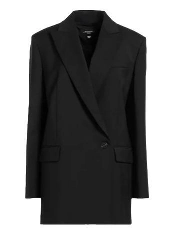 Max Mara Double-breasted Wool Blazer - Black