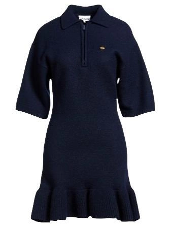 GANNI Wool Knit Dress - Blue