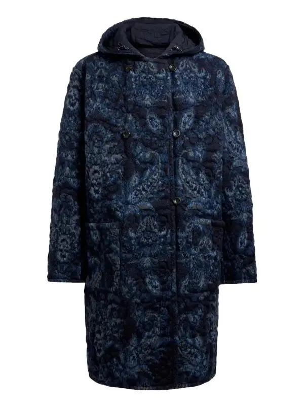Etro Reversible Padded Coat - Black