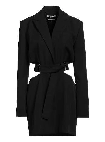 Jacquemus Long Sleeve Blazer Dress - Black