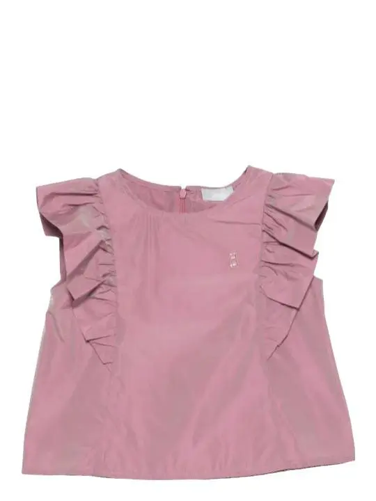 Herno Sleeveless Ruffled Blouse - Pink