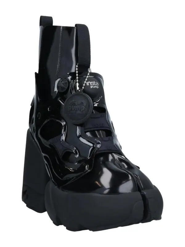 REEBOK X MAISON MARGIELA Leather Ankle Boots - Black