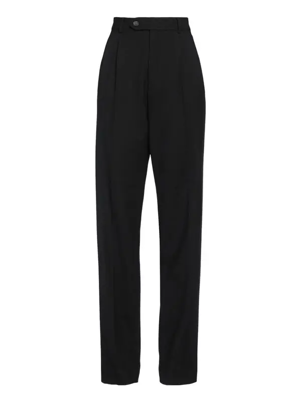 Sportmax Tapered Casual Trousers - Black