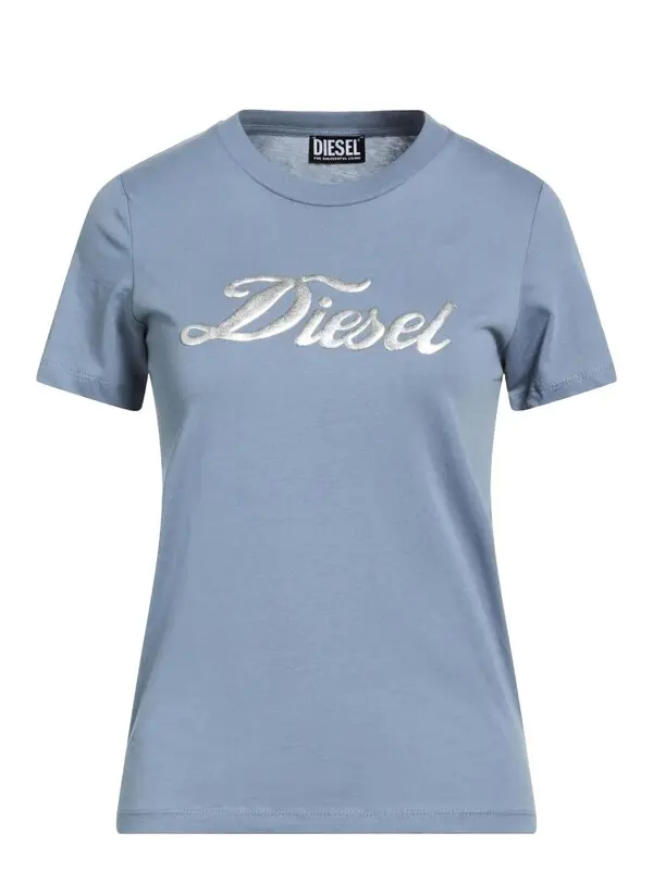 DIESEL® Logo Printed T-shirt - Blue