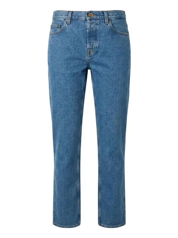 Burberry Tapered Denim Trousers - Blue