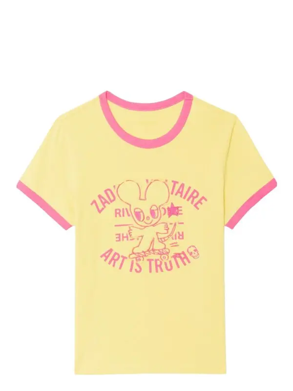 Zadig&Voltaire Graphic T-shirt - Yellow