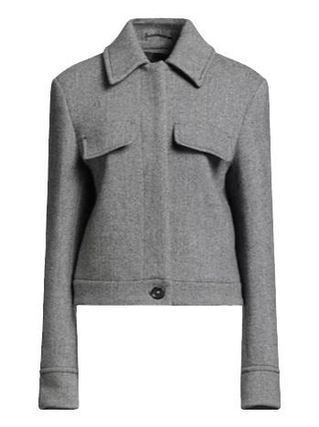 Sportmax Long-sleeve Wool Jacket - Gray