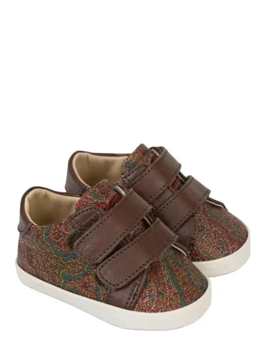 Etro Paisley Jacquard Sneakers - Brown