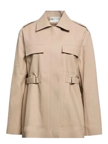 Tory Burch Beige Piqu Long Sleeve Jacket - Nude