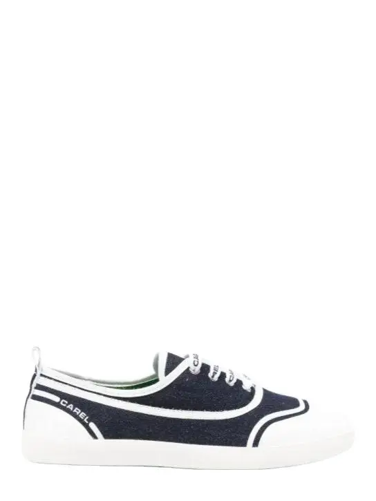 CAREL Sol Denim Sneakers - Black
