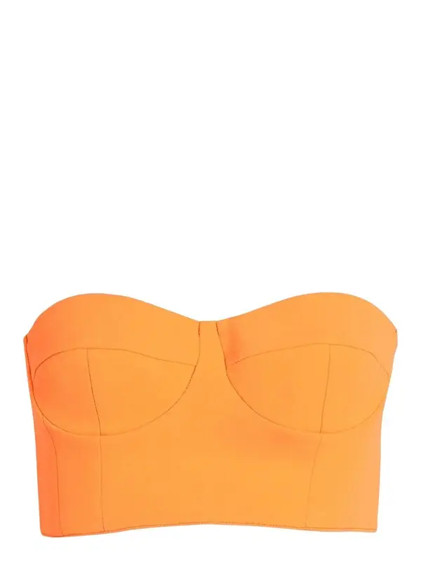 MAXCO. Max&co. Sweetheart Neckline Corset Top - Oranges