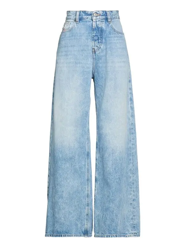 DIESEL® Loose Fit Denim Trousers - Blue