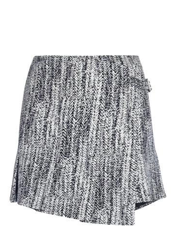 GANNI Woolen Wrapped Skirt - Blue