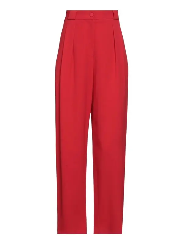 Dolce & Gabbana Tailored Crepe Trousers - Red