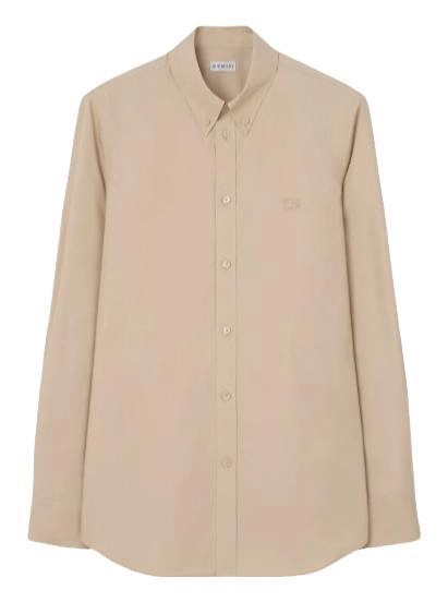 Burberry Slim Fit Cotton Shirt - Oat-beige