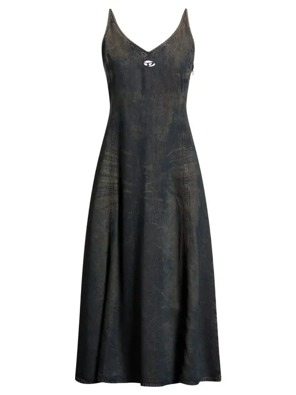 DIESEL® Dark Denim Sleeveless Dress - Blue