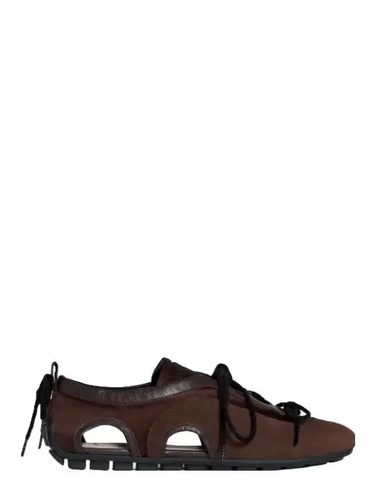 Simone Rocha Cut-out Ballerina Sneakers - Black