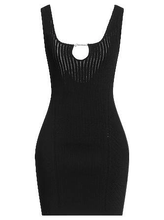 Jacquemus Sleeveless Knit Bodycon Dress - Black