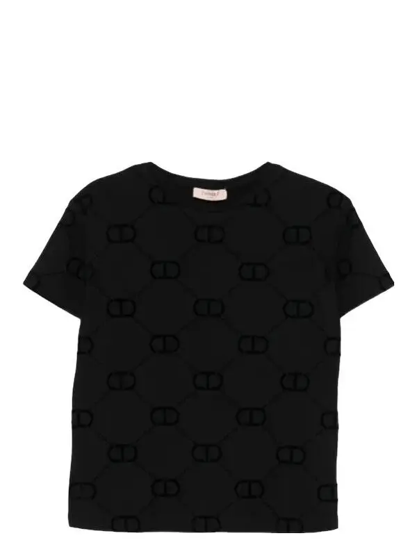 TWINSET Graphic T-shirt - Black