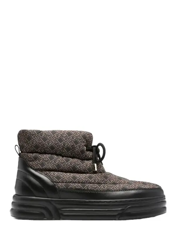 Liu Jo Cleo Padded Flatform Boots - Black