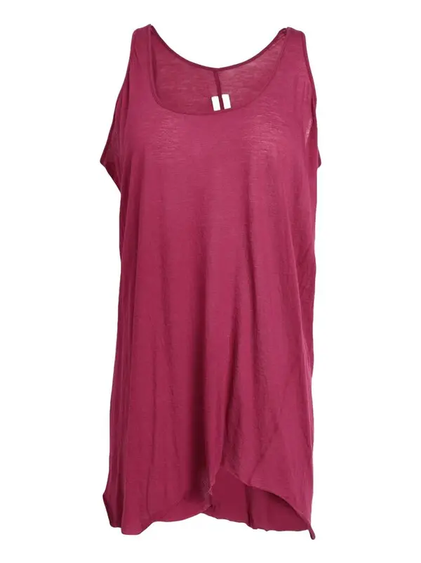 Rick Owens Sleeveless Crewneck T-shirt - Red