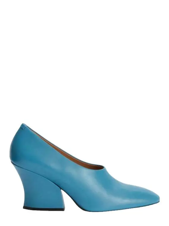 JIL SANDER Lunepump" Sculptural Heel Pumps - Lagoon