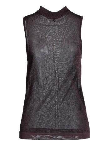 Rag & Bone Sleeveless Mock Neck Top - Purple