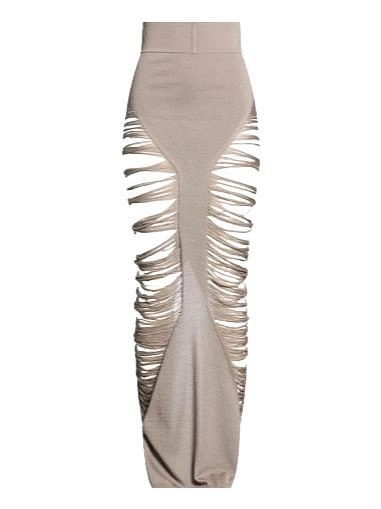 Rick Owens Long Skirts - Grey