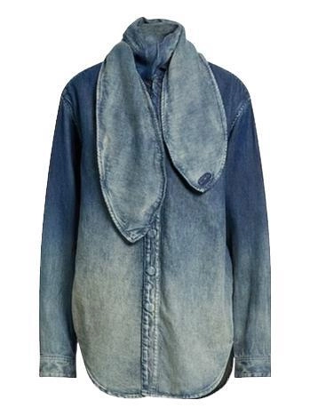 DIESEL® Long Sleeve Denim Shirt - Blue
