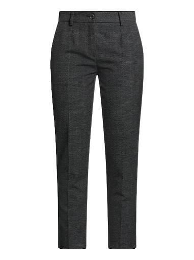 Dolce & Gabbana Plaid Tapered Trousers - Black