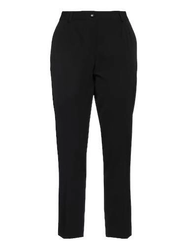 Dolce & Gabbana Stretch Straight Leg Pants - Black