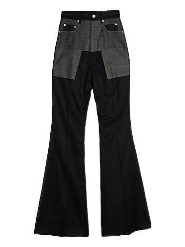 Rick Owens Solid Flared Pants - Black