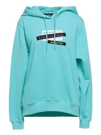 DIESEL® Hooded Track Jacket - Turquoise