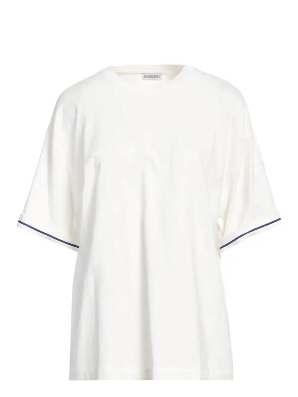 Burberry Crewneck Short Sleeve T-shirt - White