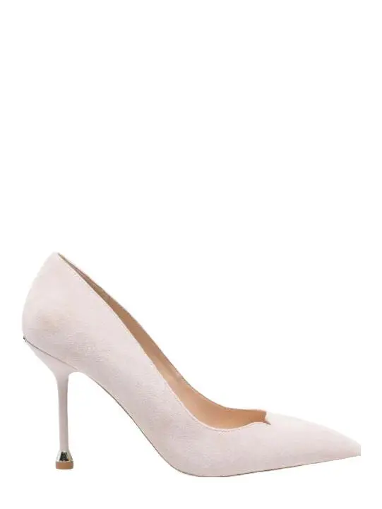 Liu Jo Pointed Toe Stiletto Pumps In Suede - Pink