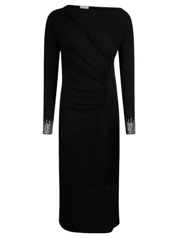 Liu Jo Embellished Midi Dress - Black
