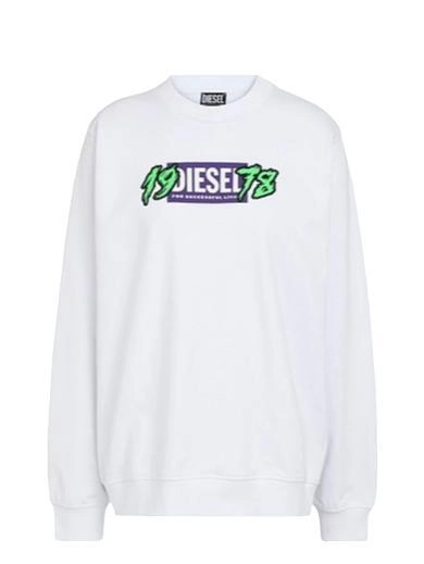 DIESEL® Long Sleeve Sweatshirt - White