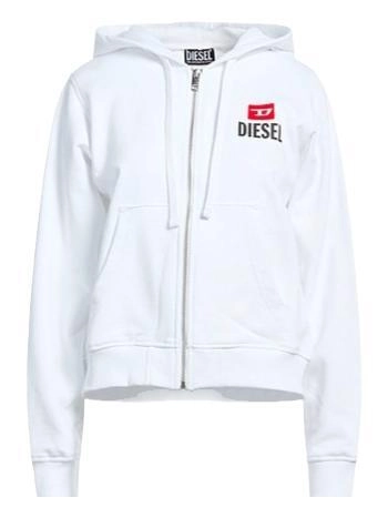 DIESEL® Zip-up Logo Hoodie - White