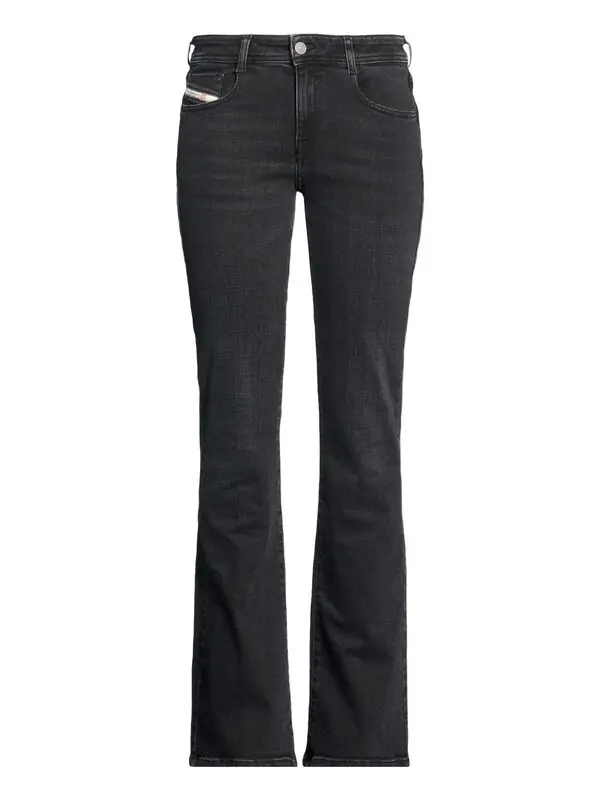 DIESEL® Flared Denim Trousers - Black