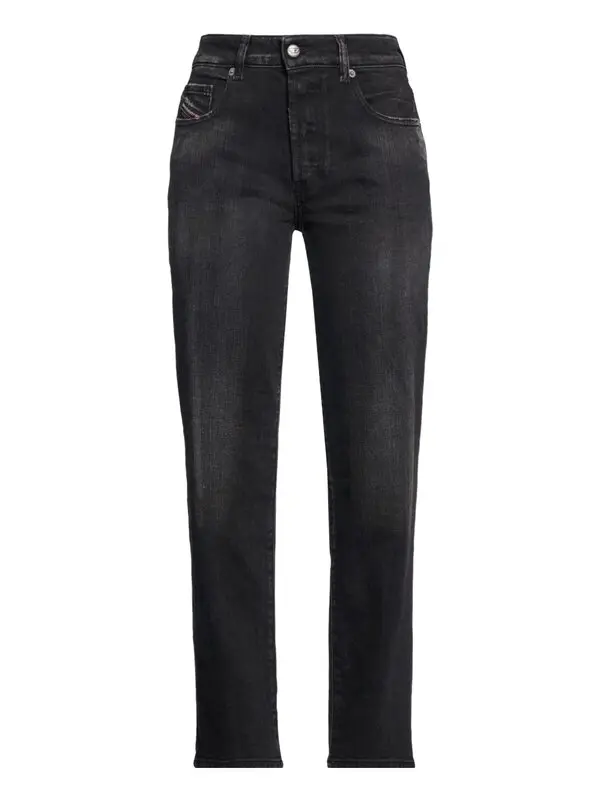 DIESEL® Tapered Fit Denim Trousers - Black