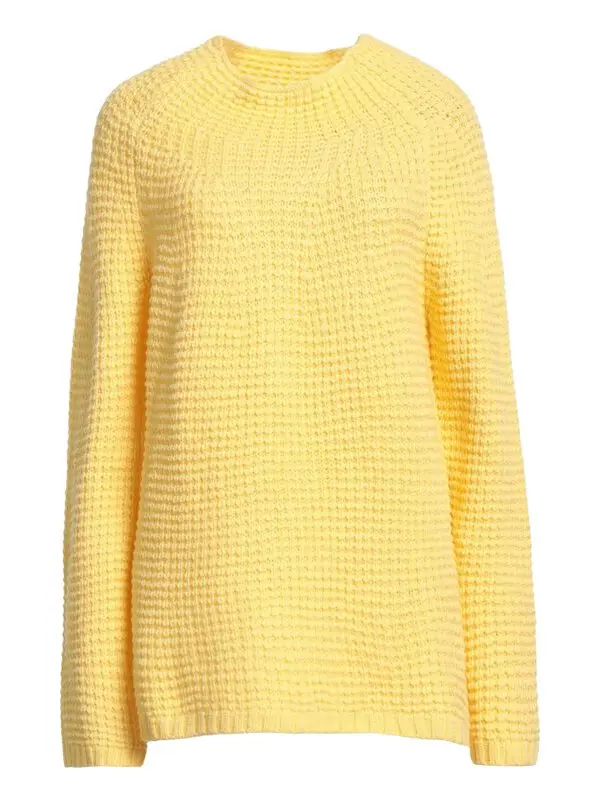 Max Mara Wool Knit Sweater - Yellow