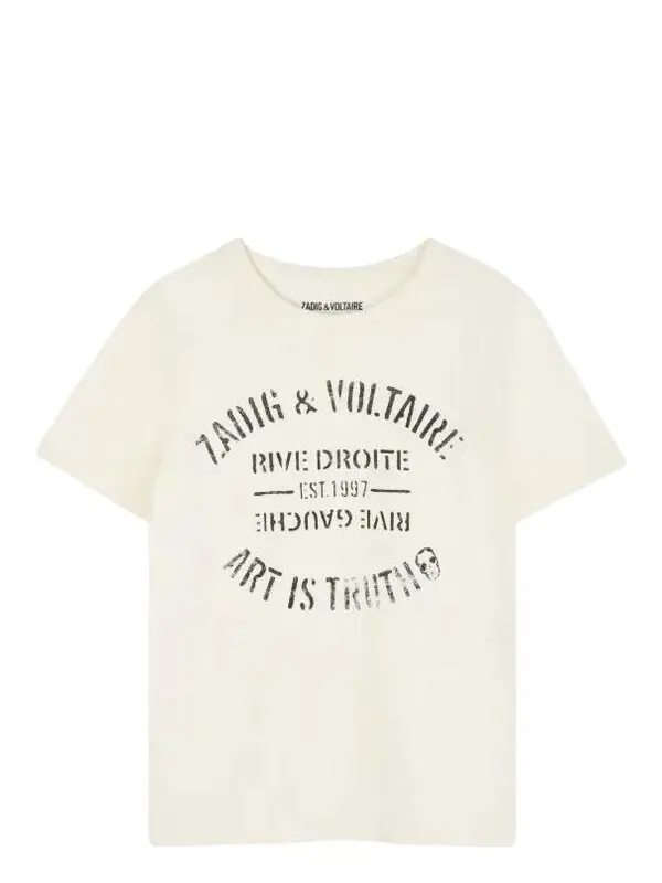 Zadig&Voltaire Graphic Print Crewneck T-shirt - White