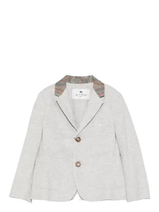 Etro Notched Lapel Blazer - White
