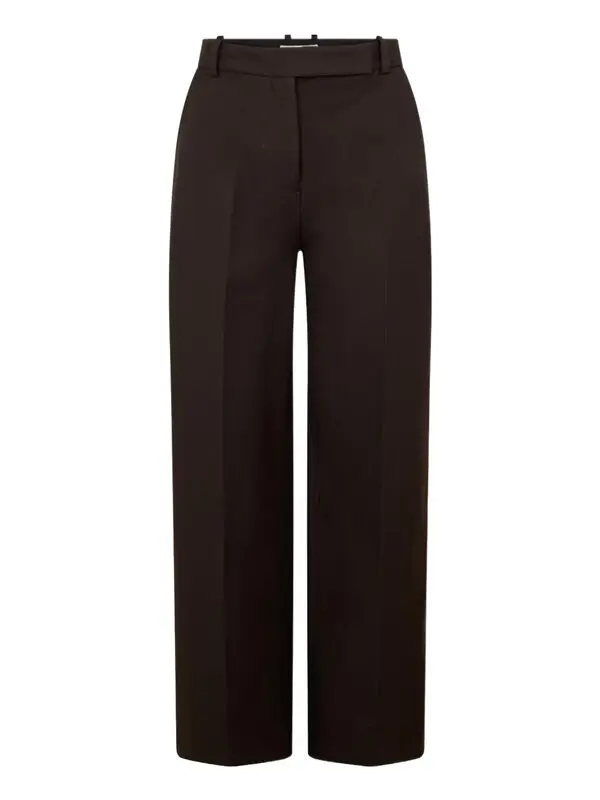 JOSEPH Yukio Straight Leg Trousers - Black
