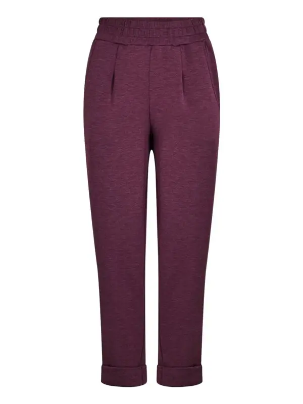 Varley Closed Hem Jersey Joggers - Red