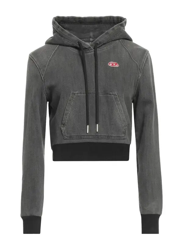 DIESEL® Color-block Hoodie - Charcoal