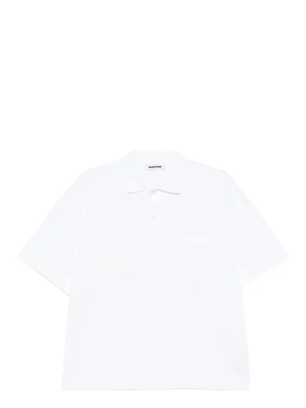 DARKPARK Short Sleeve Polo Shirt - White