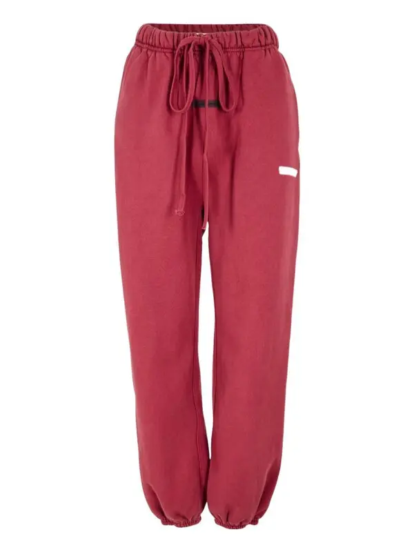 Fear Of God Logo Track Pants - Red