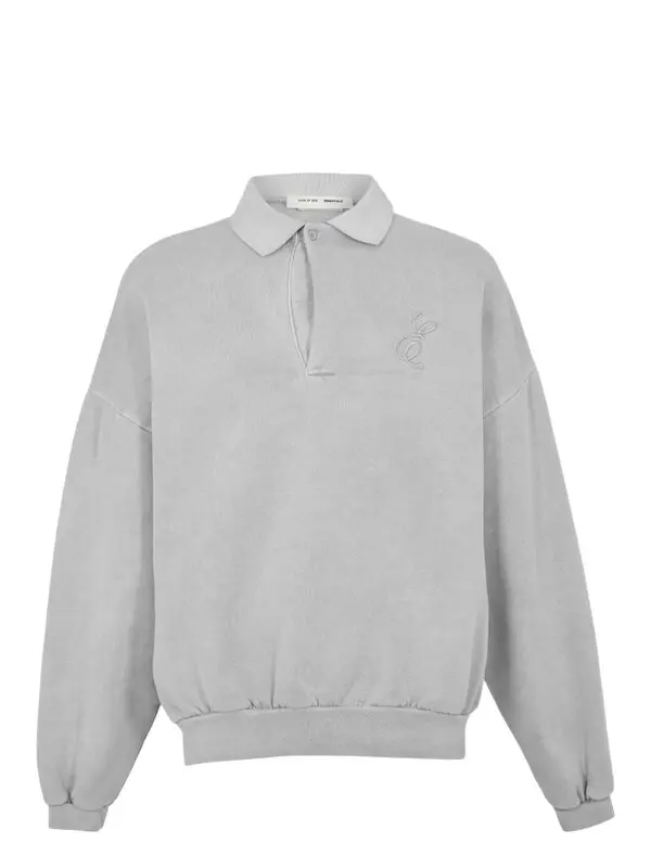 Fear Of God Fge Script Polo Sn62 - Gray