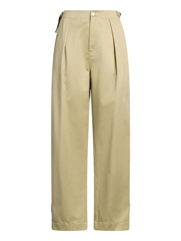 Burberry Simple Straight Pants - Khaki